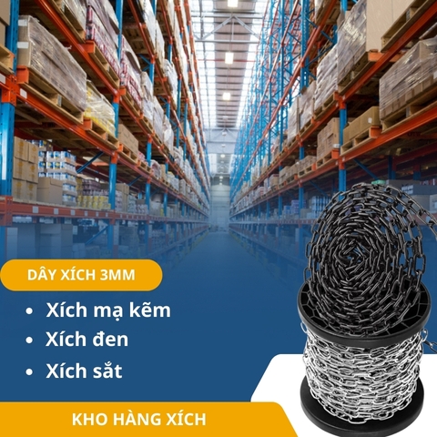 Dây Xích Phi 3mm (3 Ly) Giá Sỉ, Lẻ Tại Kho – Vật Tư Việt