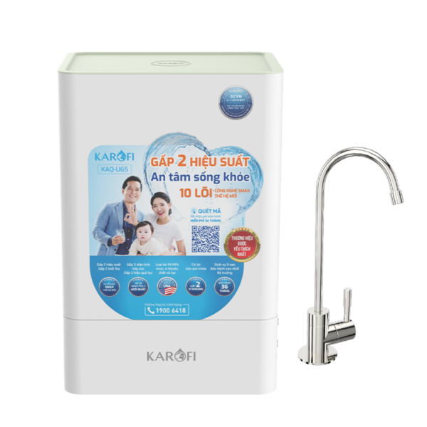 Máy lọc nước RO Karofi KAQ-U65 mẫu mới 2025