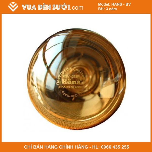 Bóng Đèn Sưởi Hans (vàng) Chính Hãng Tốt Nhất