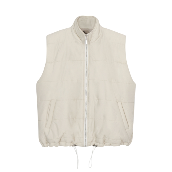 Funnel Neck Quilted Gilet