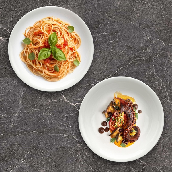 Dĩa sâu lòng 18cm - Daisy Lys - Trắng Ngà