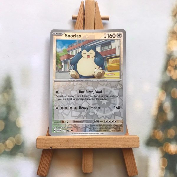 Pokemon Snorlax - 136/167 - Uncommon Reverse Holo