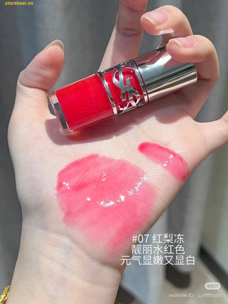 Son Dưỡng YSL Loveshine Plumping Lip Oil Gloss 07 Strawberry Star - Fullbox 6ml