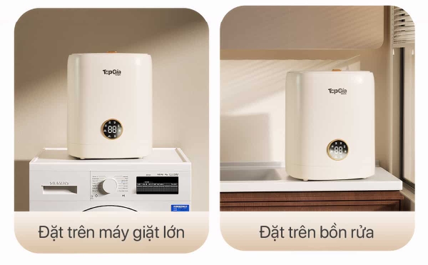 Máy giặt mini Topgiakids giải pháp giặt đồ cho bé và đồ lót sạch khuẩn