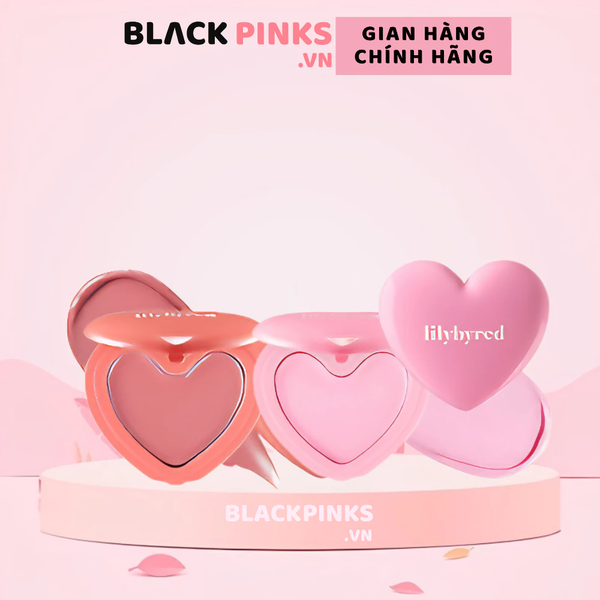 Má hồng Lilybyred dạng kem 02 Innocent Pink/ 03 Mood Rose 3.5g