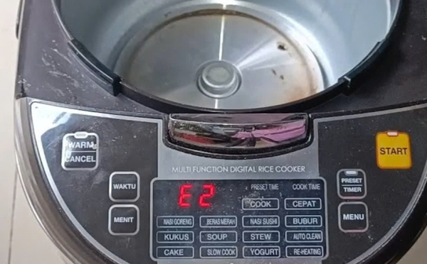 Các lỗi E1, E2, E3, E4, E5, E6 trên nồi cơm điện và nồi hấp: Nguyên nhân và cách khắc phục