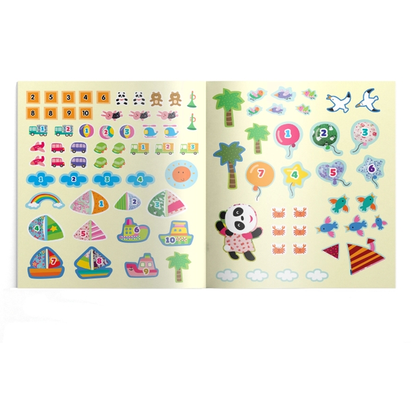 Sticker Sáng Tạo IQ - Con Số Thú Vị Cùng Sóc Nhỏ