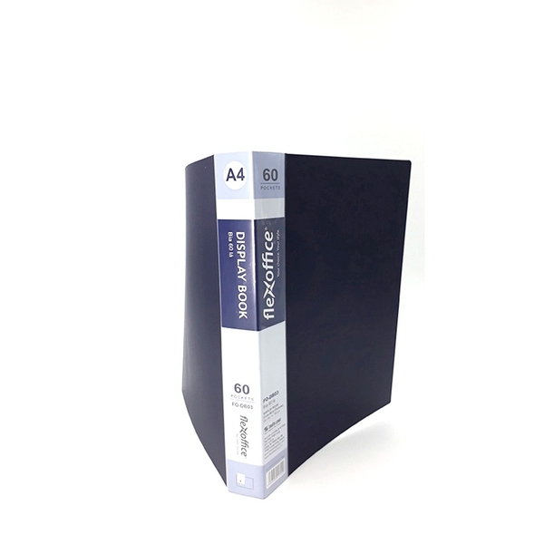 File Lá Flexoffice 60P A4 FO-DB03 Màu Xanh Đậm