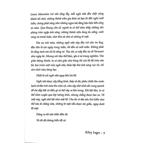 Ngôi Nhà Bên Kia Hồ - Riley Sager