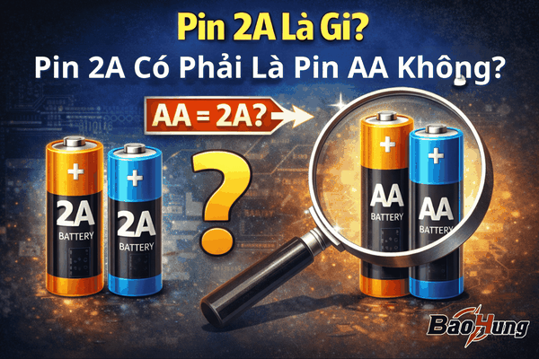 Pin 2A Là Gì? Pin 2A Có Phải Là Pin AA Không?