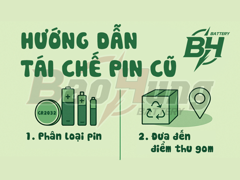 Hướng Dẫn Tái Chế Pin Cũ Đúng Cách Cùng Pin Bảo Hùng