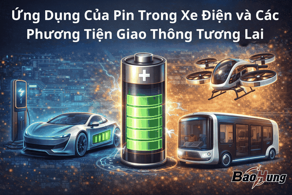Ứng Dụng Của Pin Trong Xe Điện và Các Phương Tiện Giao Thông Tương Lai
