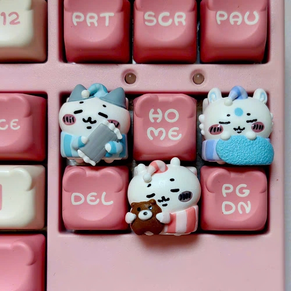 [Hỏa ] Keycap Artisan Chiikawa Pijama | Keycap Custom Bàn Phím Cơ Chất ...
