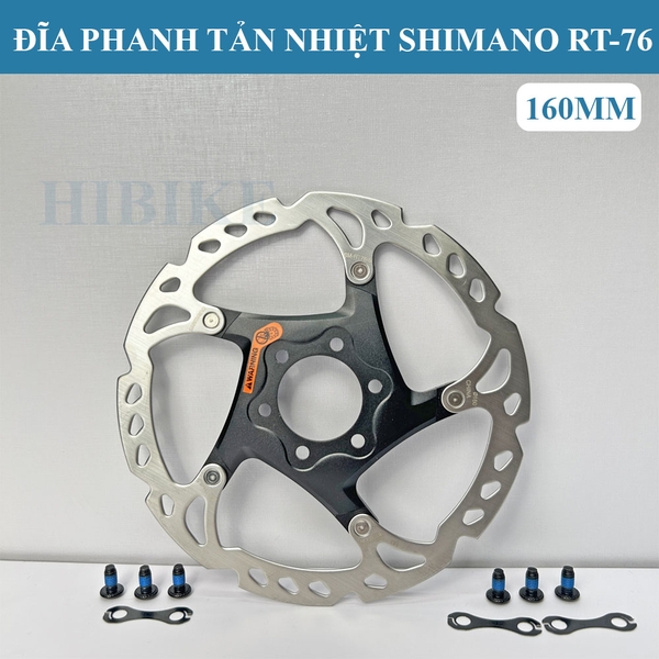 Đĩa Phanh Tản Nhiệt 6 ốc SHIMANO RT-76