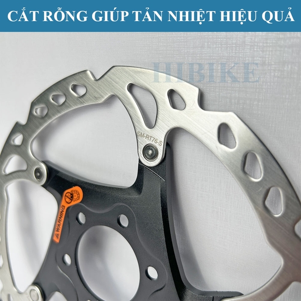 Đĩa Phanh Tản Nhiệt 6 ốc SHIMANO RT-76