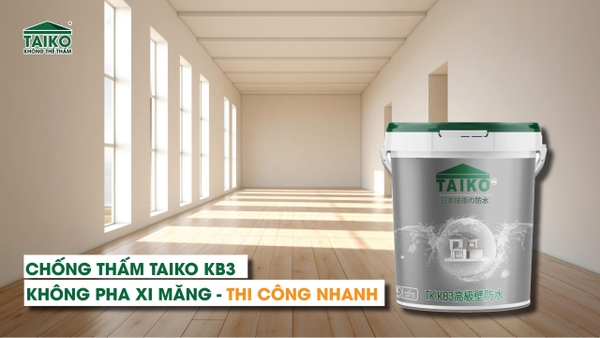 Hướng Dẫn Quy Trình Chống Thấm Tường Đứng, Mái Lộ Thiên Bằng TAIKO KB3 ...