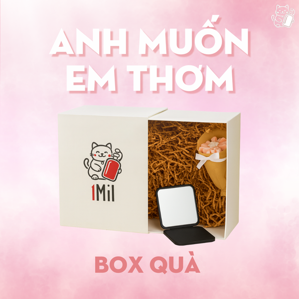 Box quà (HOA + GƯƠNG)