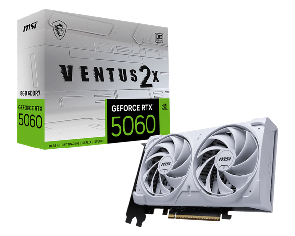 MSI RTX 5060 8G VENTUS 2X OC WHITE
