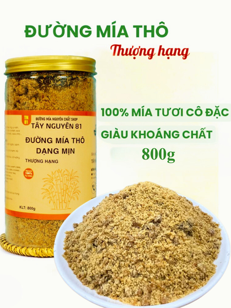 Vì Sao Nên Chọn Đường Mía Thô Thay Vì Đường Trắng Tinh Luyện?