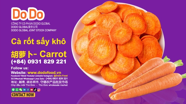Dried Carrot Benefits | DODO FOOD