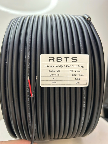Dây cáp tín liệu 2464 2 lõi 18awg, 20awg, 22awg, 24awg, 26awg