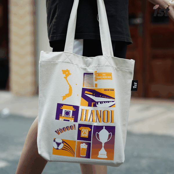 1st Football Tote Bag Hanoi Close Up | 1st Football Store | Vietnam ...