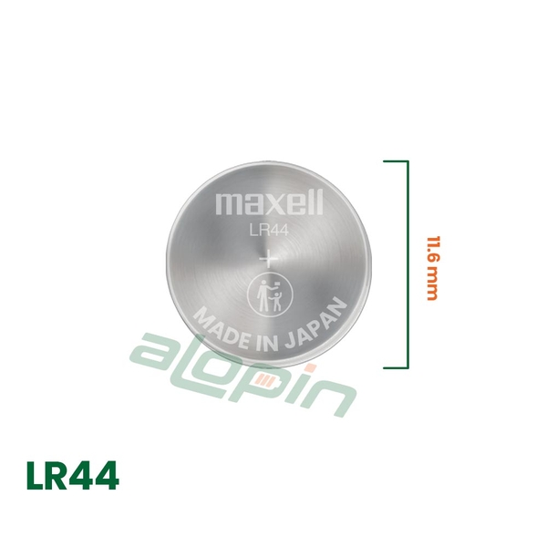 Pin Maxell Alkaline LR44 (AG13 / A76) - Chính Hãng