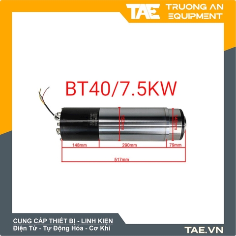 Spindle motor làm mát bằng nước BT40-150mm Trường An Equipment