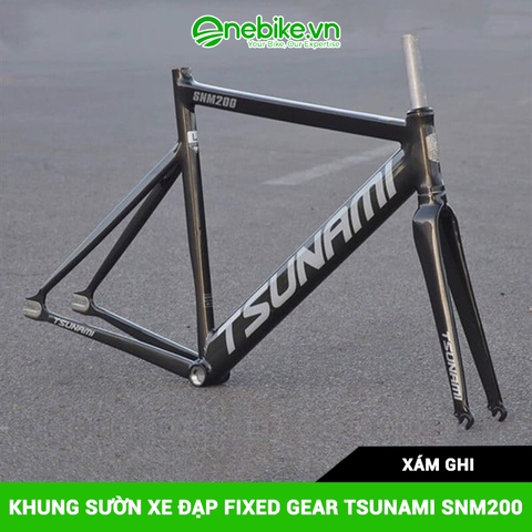 Xe đạp Fixed Gear TSUNAMI SNM 100 - Bánh 3 đao | DngBike.com