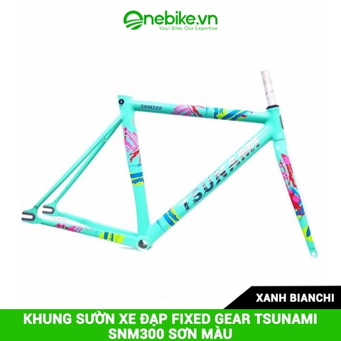 Xe đạp Fixed Gear TSUNAMI SNM 100 - Bánh 3 đao | DngBike.com