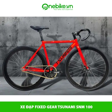Xe đạp Fixed Gear TSUNAMI SNM 100 - Bánh 3 đao | Nhà phân phối xe đạp thể thao Dngbike.com