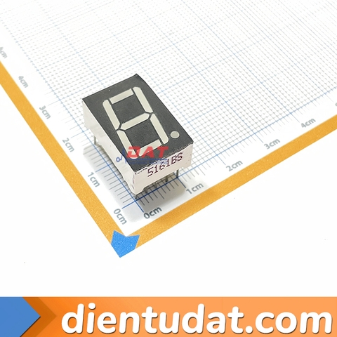 Đèn LED 7 Đoạn Màu Đỏ 0.56inch Dương Chung 5161BS - 5621BS - 5631BS ...