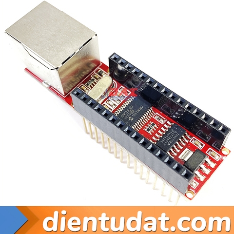 Kit Ethernet Shield ENC28J60 RJ45 Cho Arduino Nano V3 | Điện Tử DAT