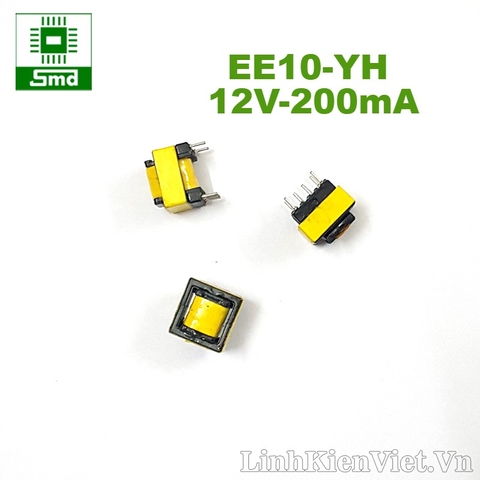 Biến áp xung EE10-YH 12V-200mA – Linh kiện điện tử SMD
