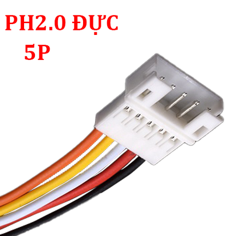 Dây bus nhiều màu PH2.0mm 20 Cm Đực 2 Đầu – Linh kiện điện tử SMD