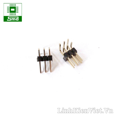 Pin header kép đực cong 6P 2x3 2.54mm – Linh kiện điện tử SMD