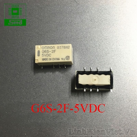 Relay omron G6S-2F-5VDC (8 chân SMD) – Linh kiện điện tử SMD