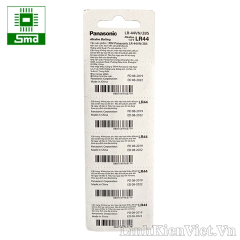 Bộ 2 Pin panasonic LR44 – Linh kiện điện tử SMD