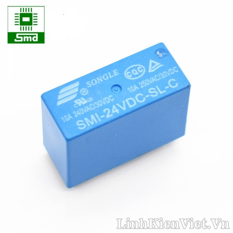 Relay SONGLE SMI-24VDC-SL-C (10A - 5 chân) – Linh kiện điện tử SMD