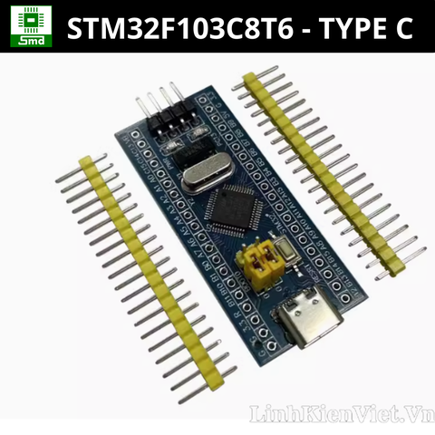 (Cổng type-C) Kit ARM STM32F103C8T6 Mini – Linh kiện điện tử SMD