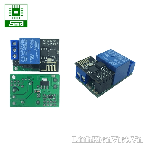 Module relay Wifi esp 8266 mở rộng kết nối cảm biến nhiệt độ và độ ẩm ...