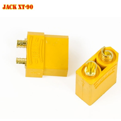 Jack cắm XT90 mạ vàng - Phích cắm nối nguồn điện DC – Linh kiện điện tử SMD