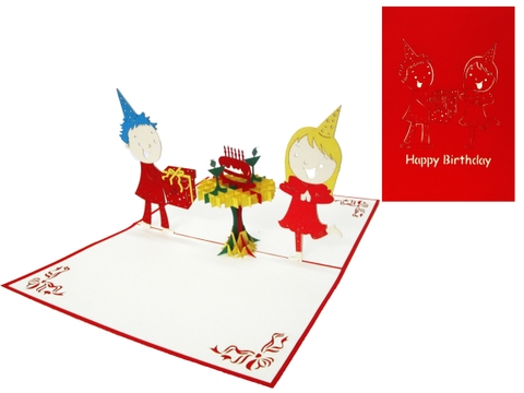 Birthday Party 1 Pop Up Card