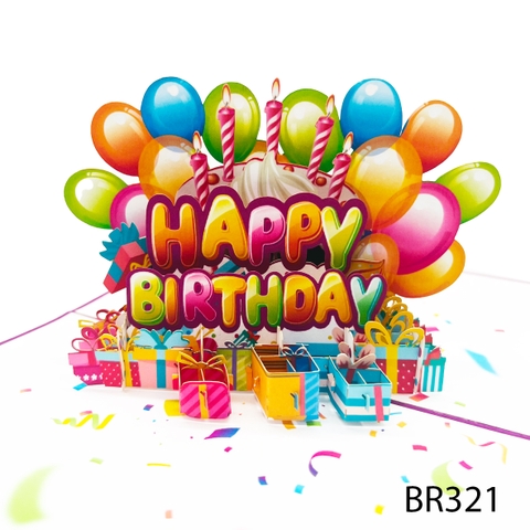 Happy Birthday Pop Up Card
