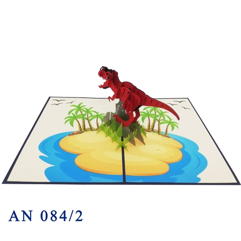 T-rex Dinosaur Pop Up Card