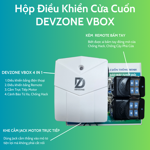 DEVZONE - Điều Khiển Cửa Cuốn, Cổng Tự Động, Khóa Cửa Thông Minh Wifi