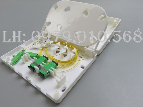 Hộp phối quang 2 core OTP FTTH ,4 core . Tuấn Linh Telecom