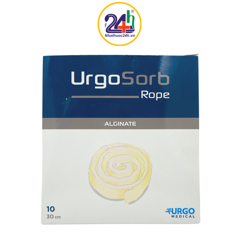 Urgosorb Rope (2.2cm x 30cm) DẠNG DÂY - Gạc cuộn thấm hút cao chứa ...
