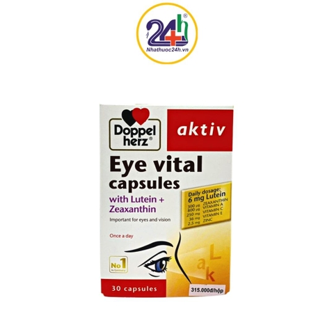 Eye vital capsules Doppelherz - Viên Uống Bổ Mắt Tăng Cường Thị Giác ...