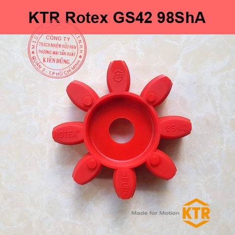 Vòng Đệm Rotex GS42 98ShA RED - Rotex Spider GS42 | Kiên Dũng (KIDUCO)